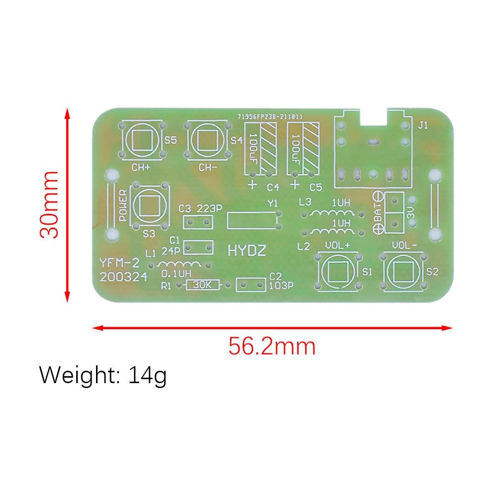 Fm Stereo Radio Kit Wireless Transmitter And Receiver Module Frequency Modulation Soldering